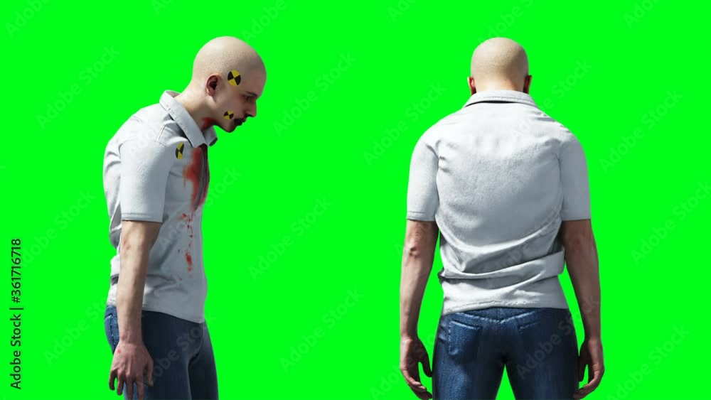 People dummy animation. Test drive. Realistic 4k animation. vídeo de ...