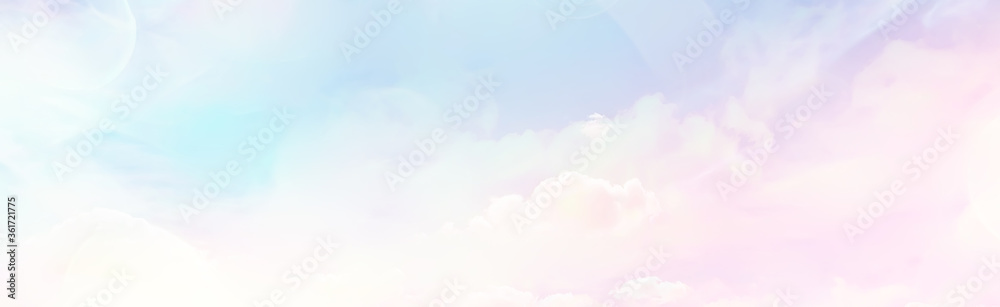 clouds watercolor tint, pink clouds gradient background sky, atmosphere ...