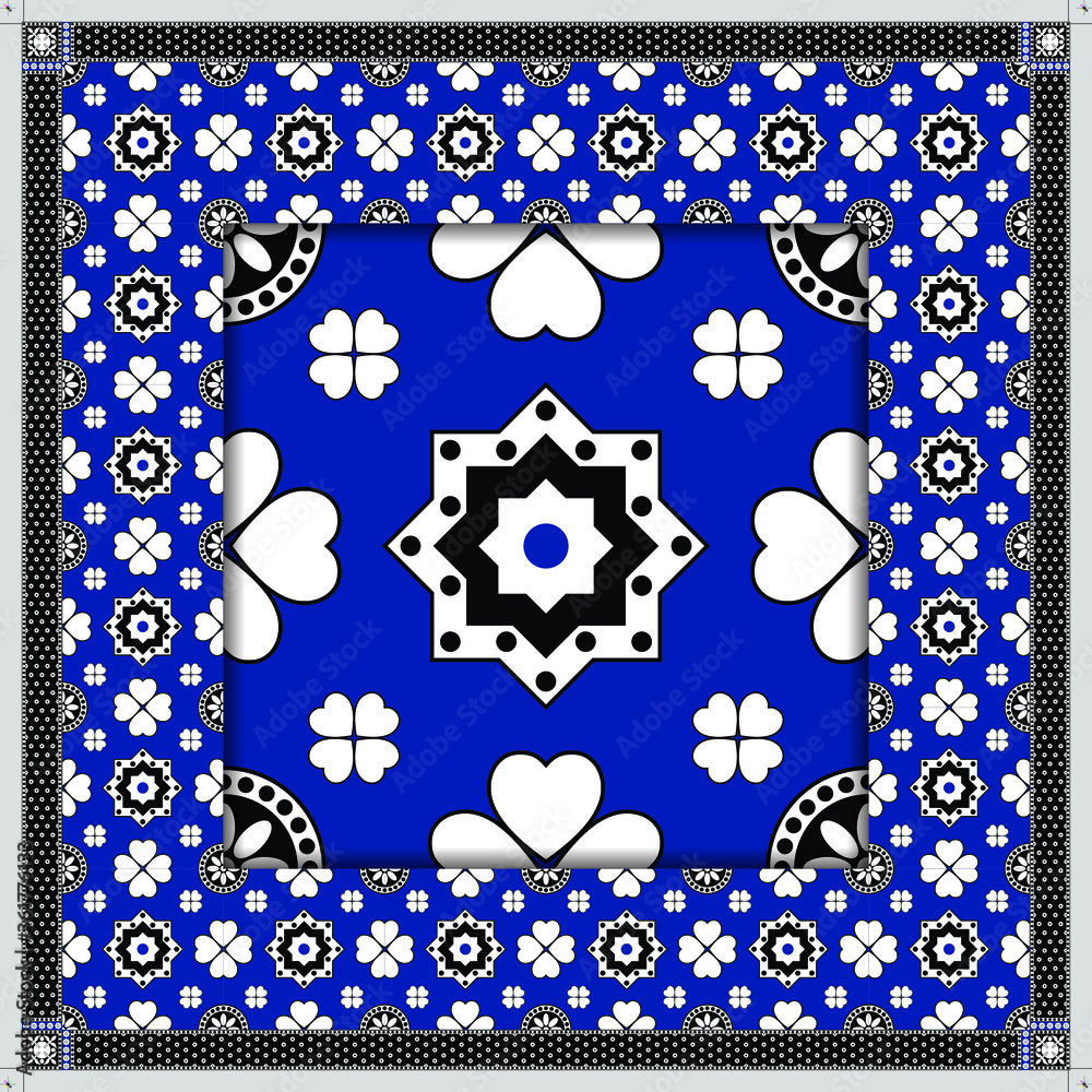 Ajrak Shawl - Sindhi Culture Fabric Pattern - Traditional Indus Valley ...