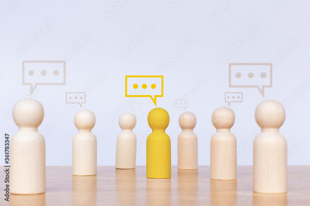 Leader businessman brainstorming team ideas. Concept of Idea ...