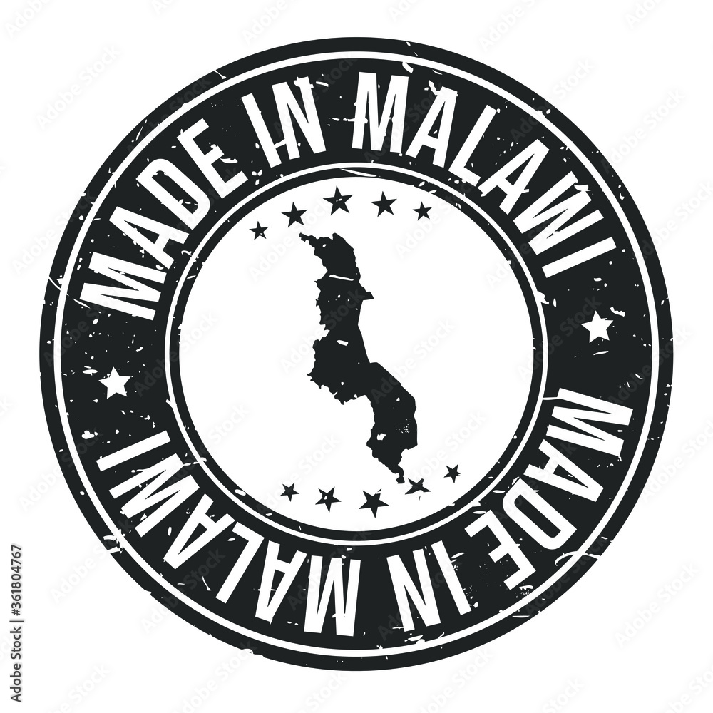 Malawi Symbol. Silhouette Icon Map. Design Grunge Vector. Product ...