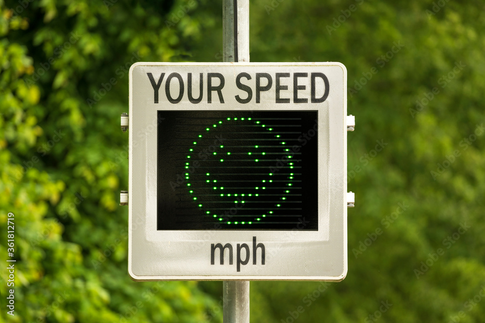 Speed Indicator Device (SID) that measures and displays the speed of ...
