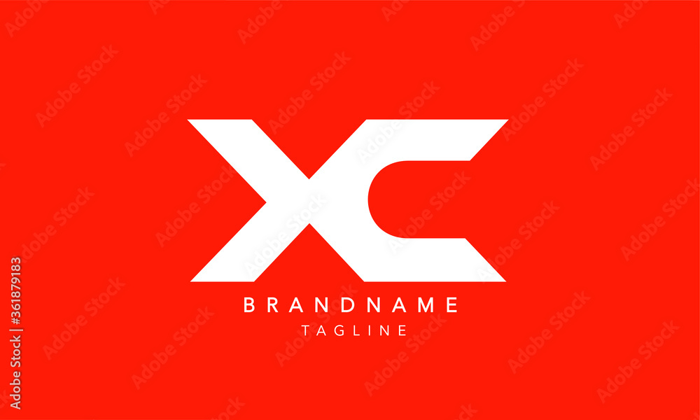 Alphabet letters Initials Monogram logo XC, CX, X and C Stock Vector ...