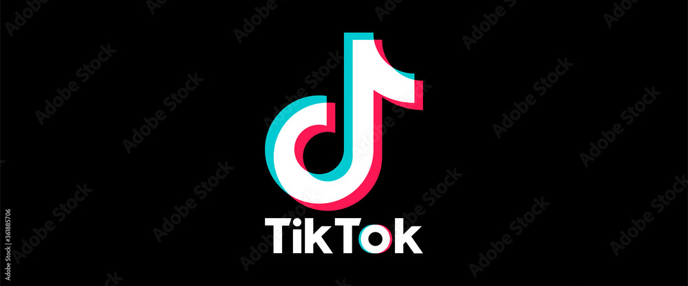 tiktok background. tiktok photo.tik tok illustration Stock Photo ...