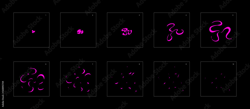 Shine poison explosion effect. Poison explosion animation effect ...