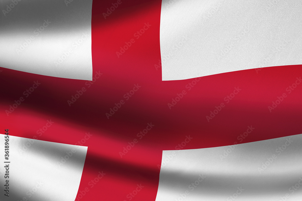 Poster England flag waving – Wall Art | UkPosters