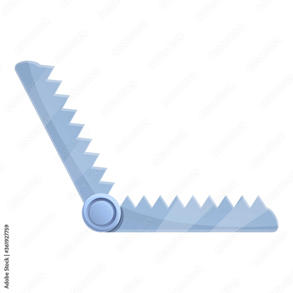 Caution trap icon. Cartoon of caution trap vector icon for web design ...