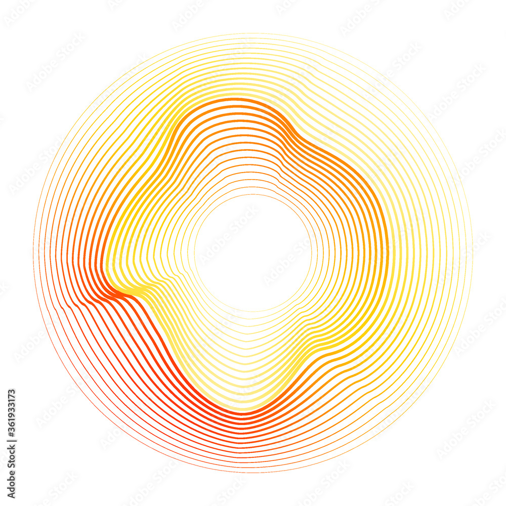 Radial speed Lines in Circle Form for comic books . Explosion ...