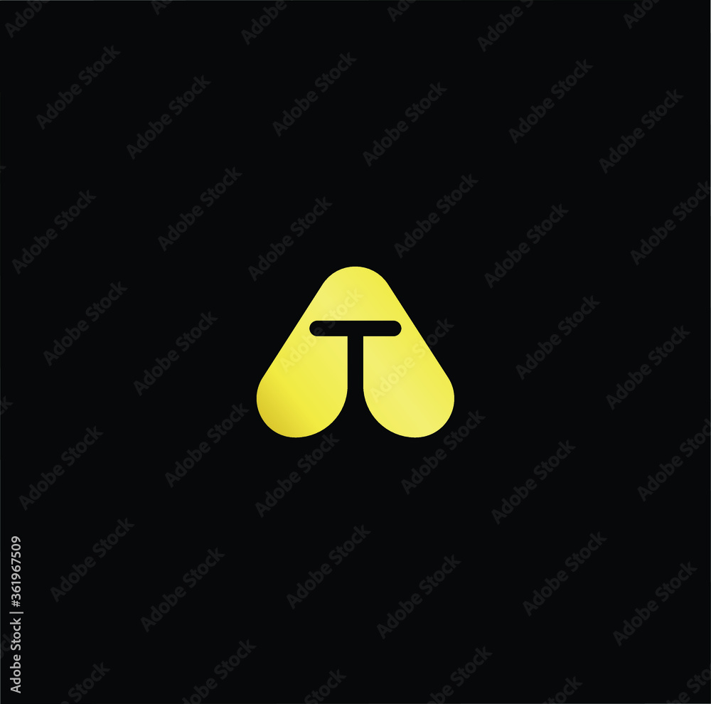 Minimal elegant monogram art logo. Outstanding professional trendy ...