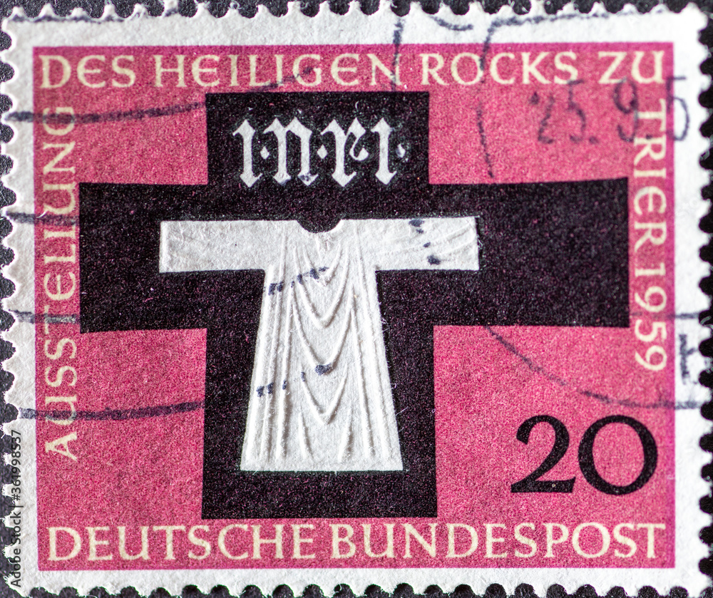 GERMANY - CIRCA 1959: a postage stamp printed in Germany showing a ...