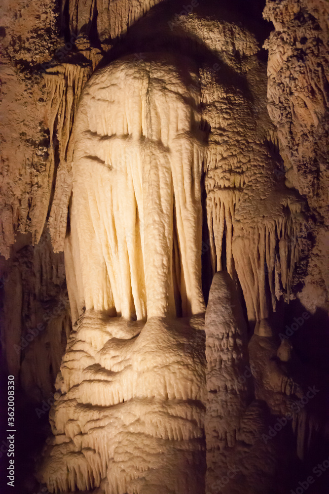 Underground cave from Carlsbad Caverns Stock Photo | Adobe Stock
