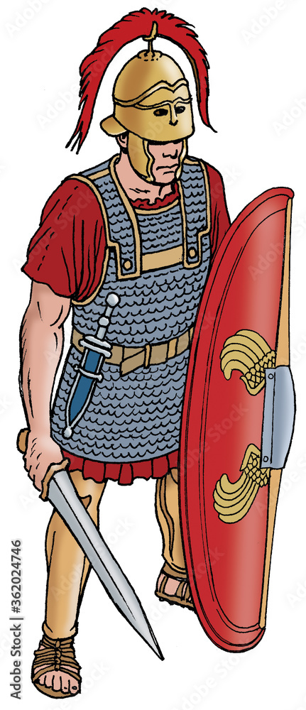 Póster Ancient Rome - Roman centurion of the first republic – Cuadro ...