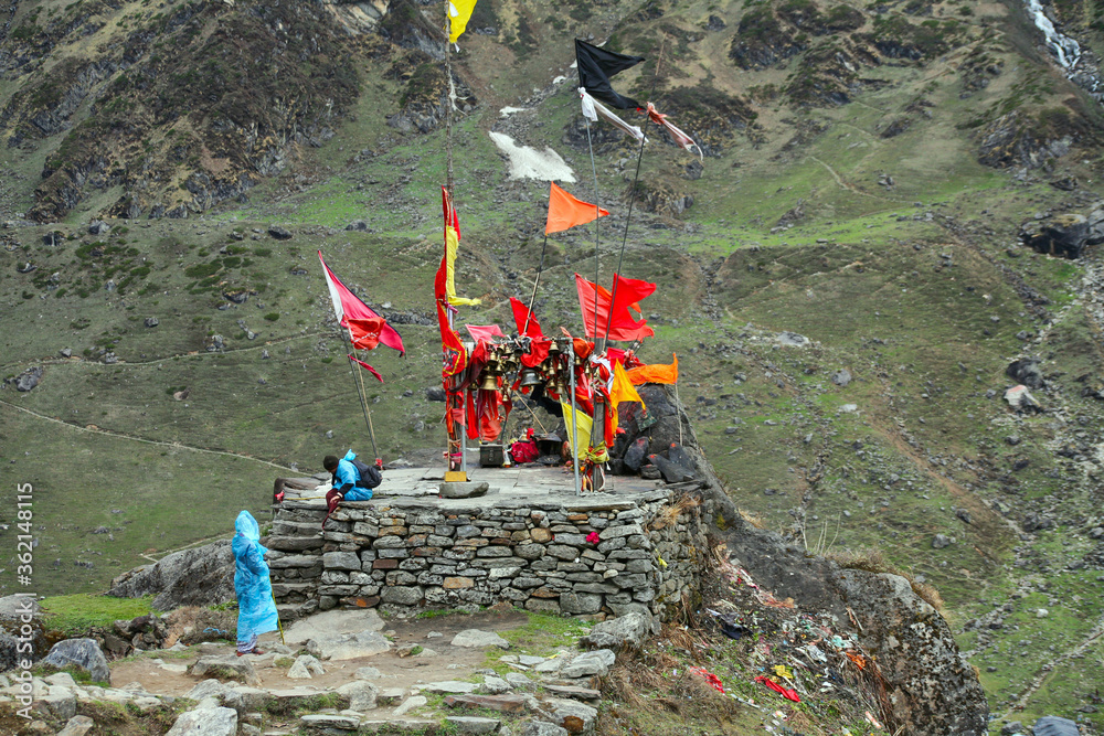 Bhairavnath (Bhairav Baba Nath Temple) in Kedarnath, Uttarakhand state ...