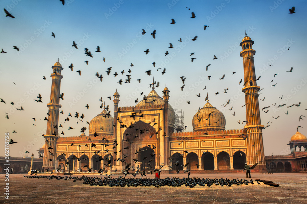 Poster Jama Masjid is the principal mosque of Old Delhi in India ...