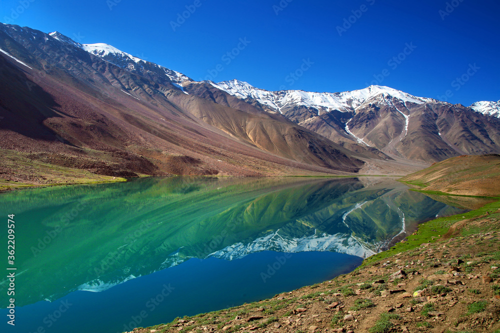 Chandratal Lake is a high altitude lake in Spiti Valley, India. Also ...