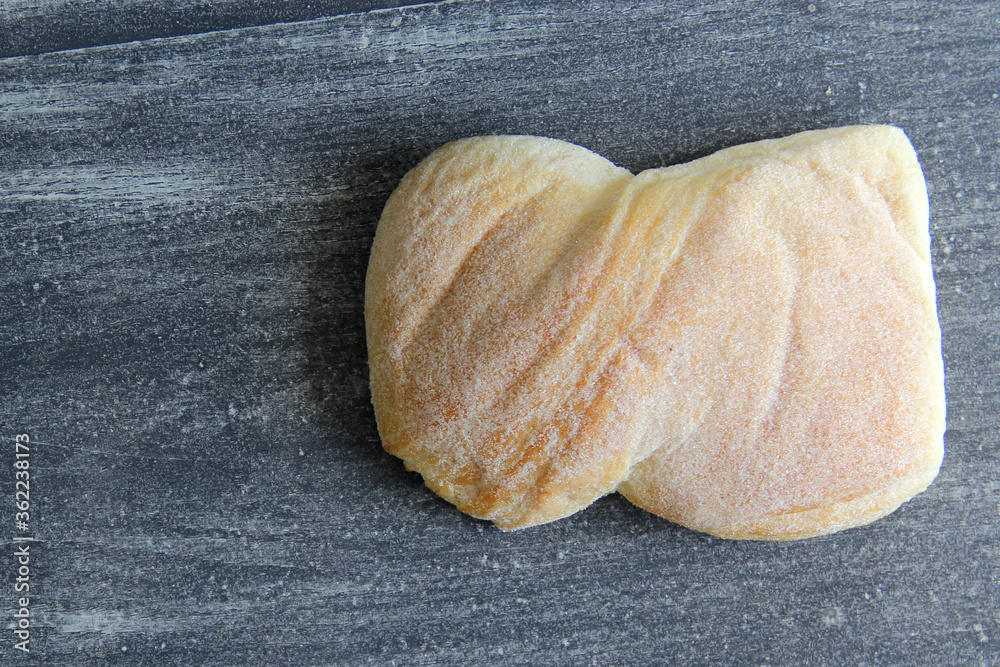 pan dulce mexicano con azúcar, oreja y moño Stock-Foto | Adobe Stock
