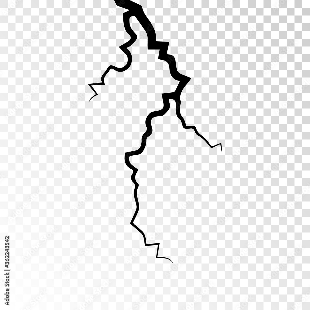 Earthquake Crack Drawing