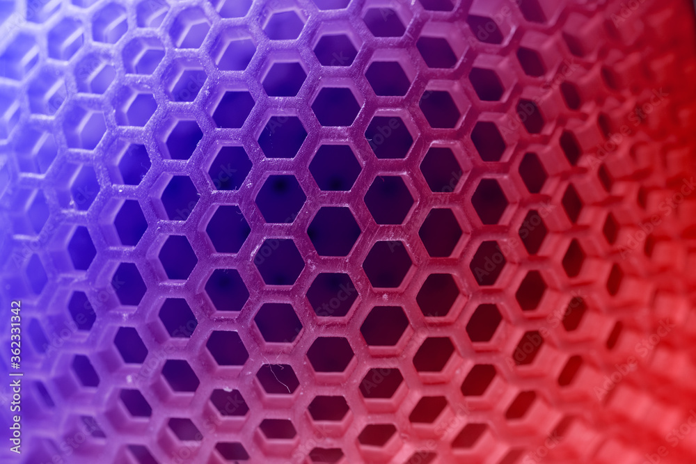 Honeycomb structure 3d printed with SLA technology Stock Photo | Adobe ...
