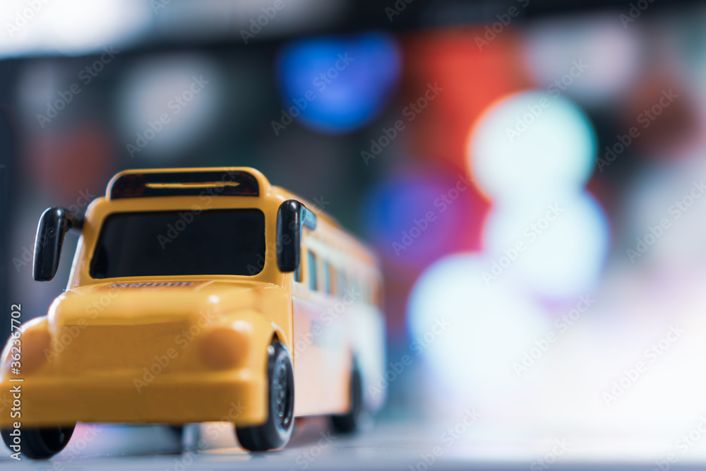 Yellow school mini bus Kids Toy, student transport for children ...
