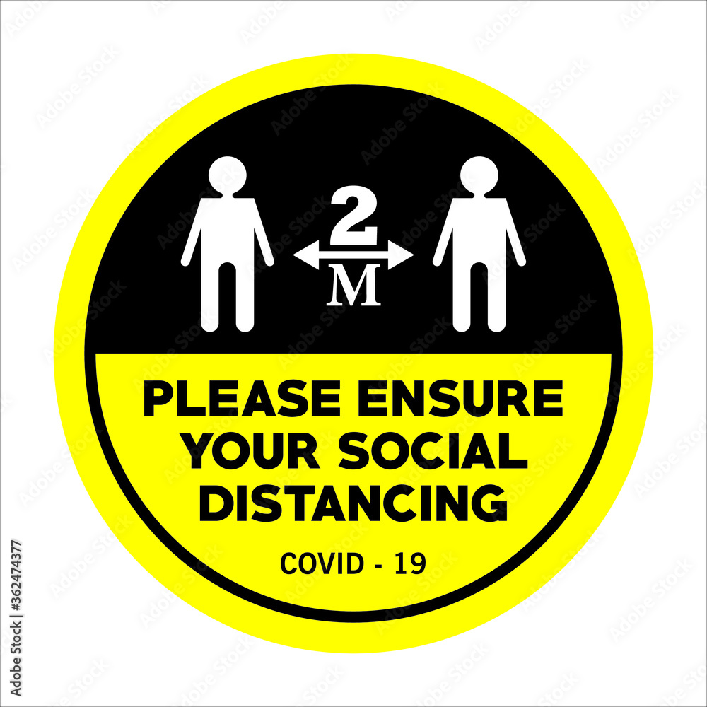 Thanks For Practicing Social Distancing Floor sticker Sign,Social ...