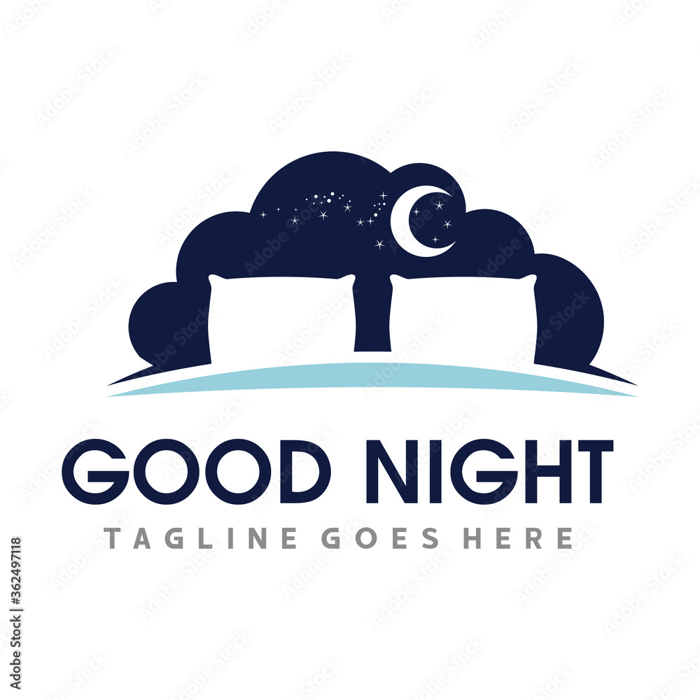 Bed Logo. Sleep Logo Vector Stock Vector | Adobe Stock