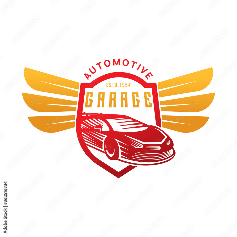 Auto Car Logo icon Vector Illustration template. Modern Sport Car ...