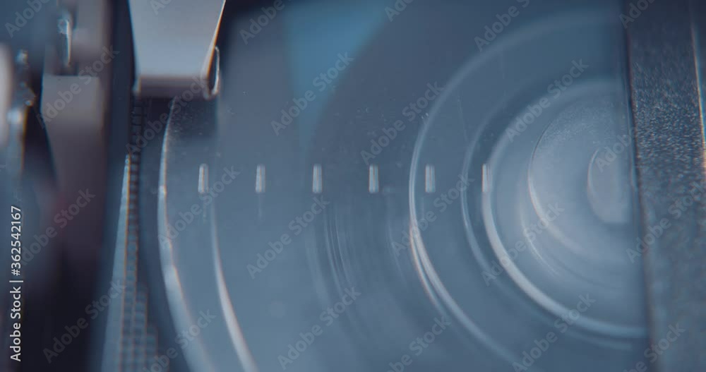 Rewinding old VHS video tape in VCR player Stock Video | Adobe Stock