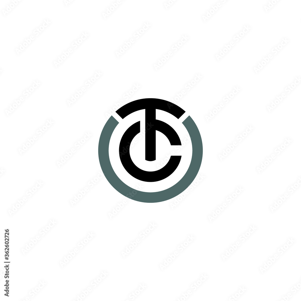 Letter TC logo / icon design Stock Vector | Adobe Stock