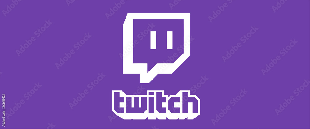 twitch logo. twitch background. twitch social media . twitch vector ...