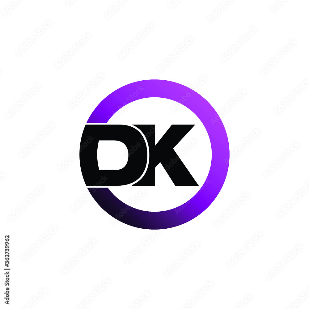 Letter DK logo icon design vector. monogram logo vector illustration ...