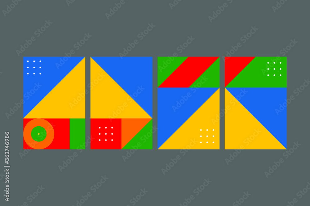 Simple geometric design, vector background. Stock Vector | Adobe Stock