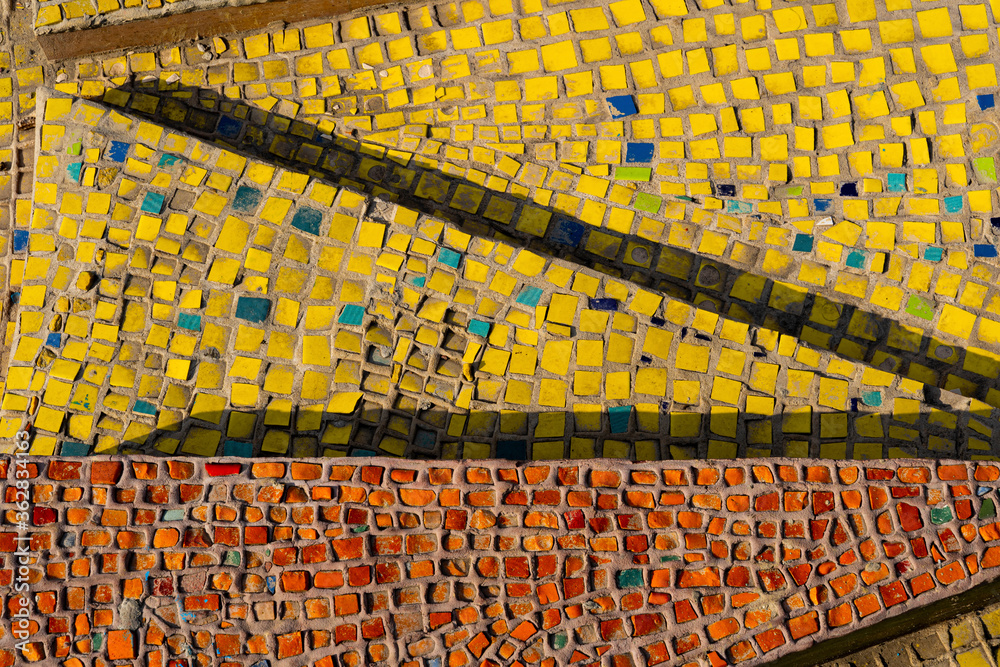 Colourful Mozaic Types Design