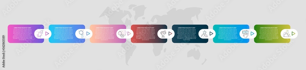 Timeline creative design 3D infographics template. Business vector ...