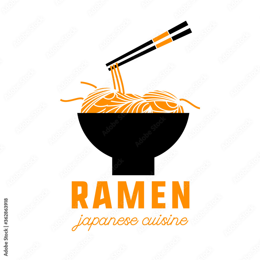 japanese logo for japanese restaurant. vector illustration Stock Vector ...