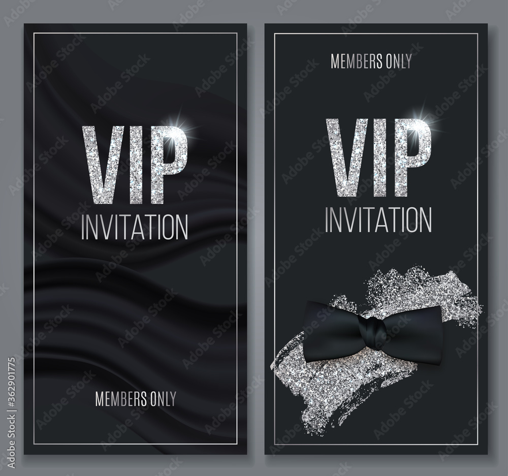 VIP party premium invitation design template for cards, posters, flyers ...