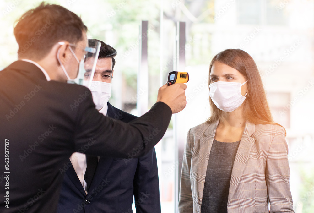 Body temperature check, prevent virus Concepts in preventing contagious ...