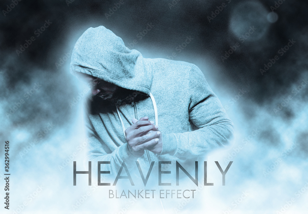 Heavenly Mist Photo Effect Stock Template | Adobe Stock