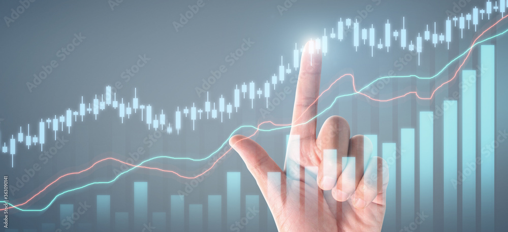 Plan graph growth and increase of chart positive indicators Stock Photo ...