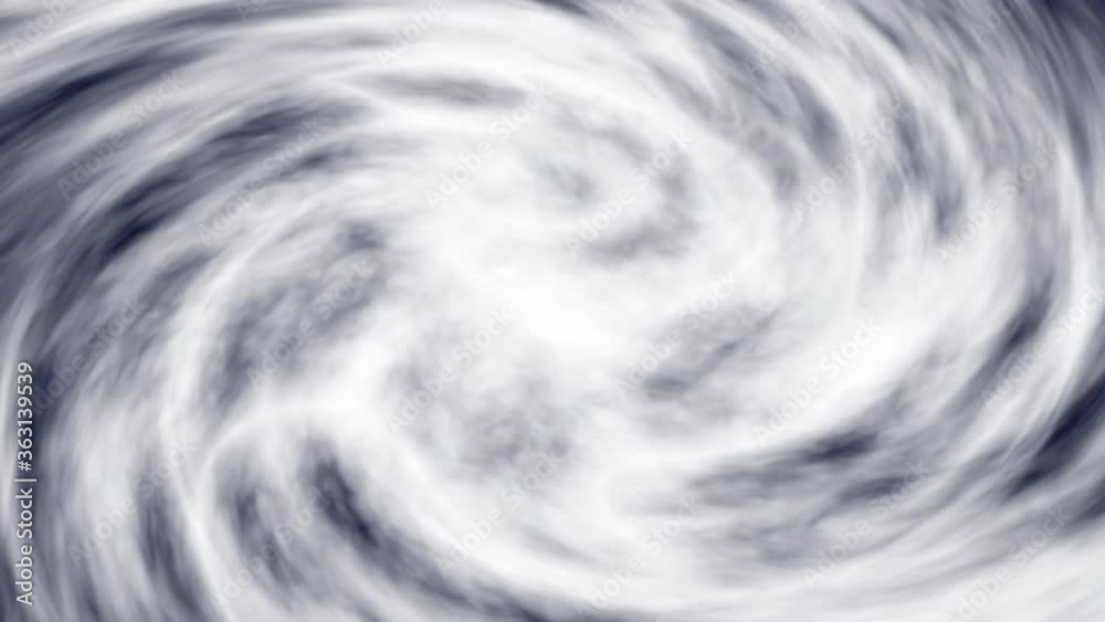 Spinning Tornadoes storm building dangerous clouds on blue lake from ...