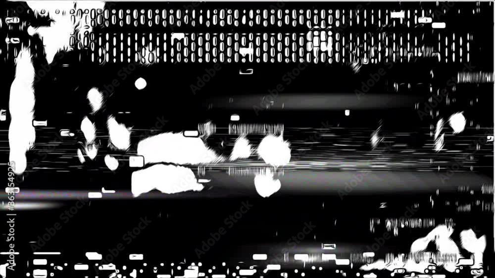 Glitch noise. Chaotic Code. Video background transition effect for ...