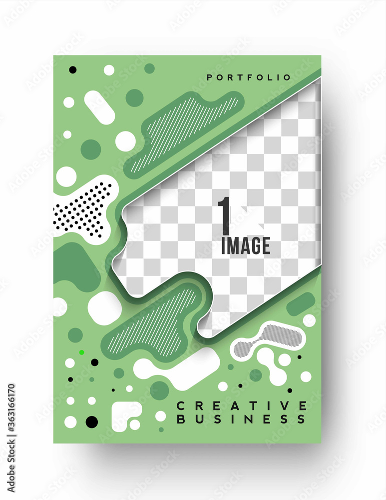 Brochure, flyer, magazine cover page & poster template, vector ...
