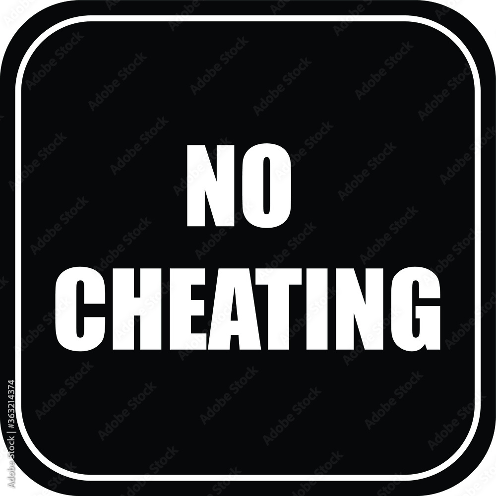 NO CHEATING ZONE DO NOT CHEAT IN THE EXAM HALL DEGREE AT RISK ALLOWED ...