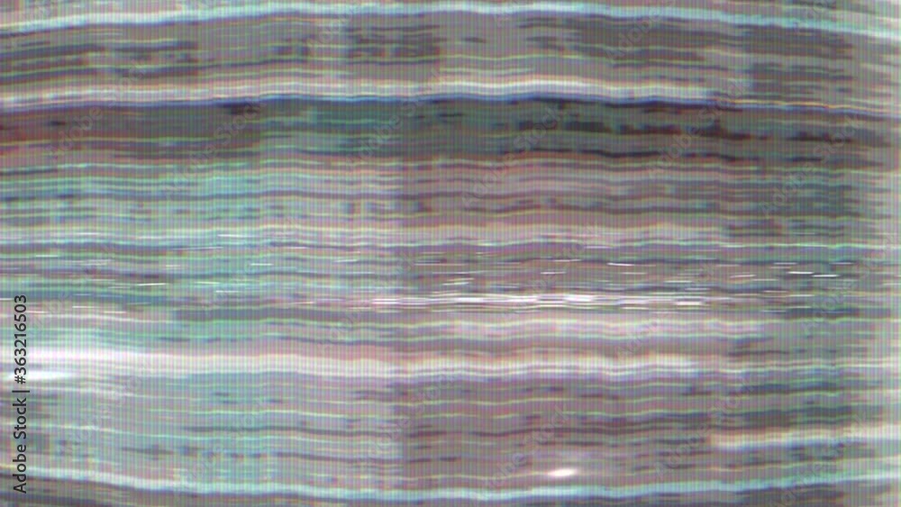 Glitch noise on a convex grey screen. Video background, transition ...