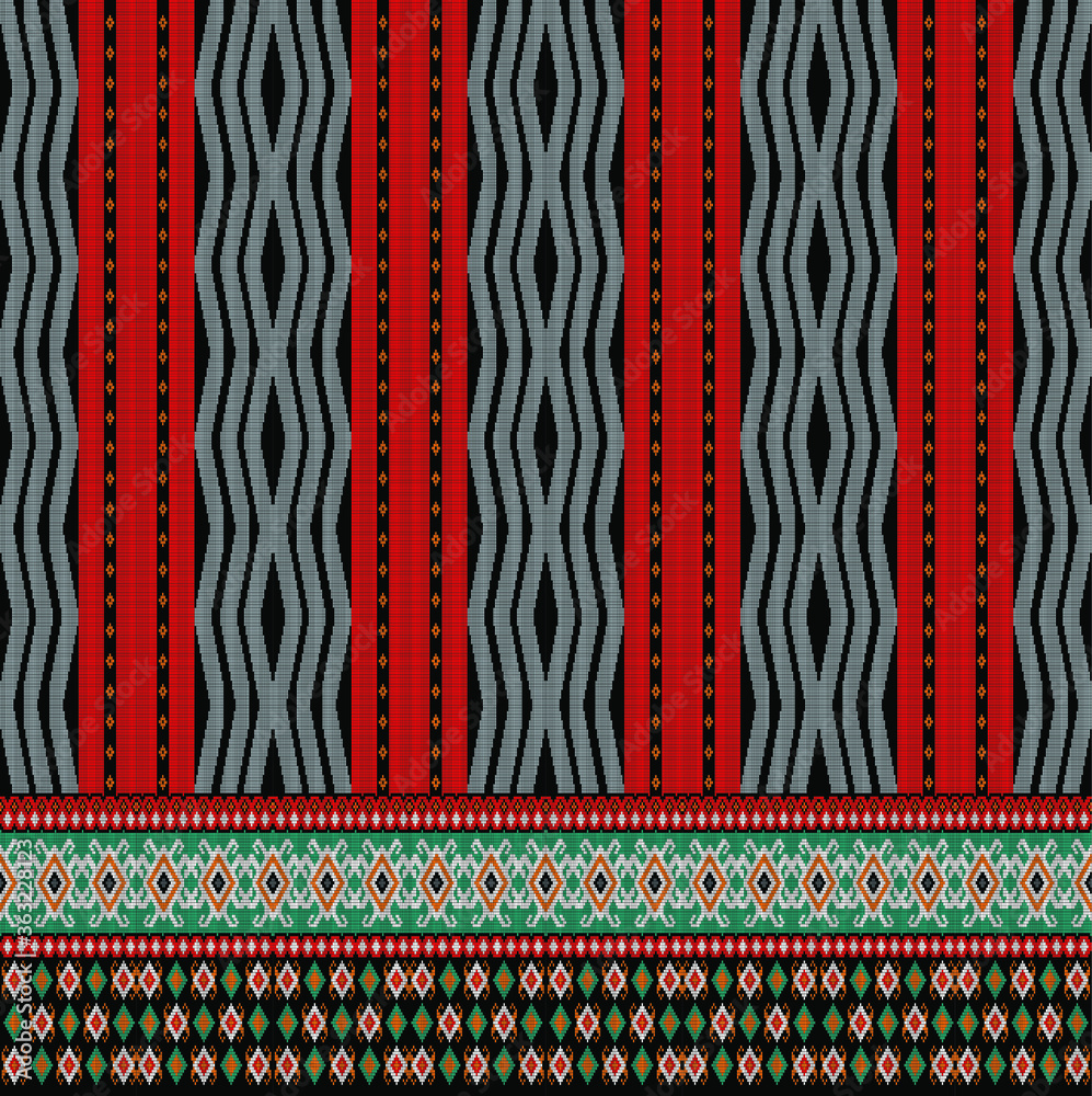 Ulap Doyo batik pattern. Unique background from borneo. Clssic folkore ...