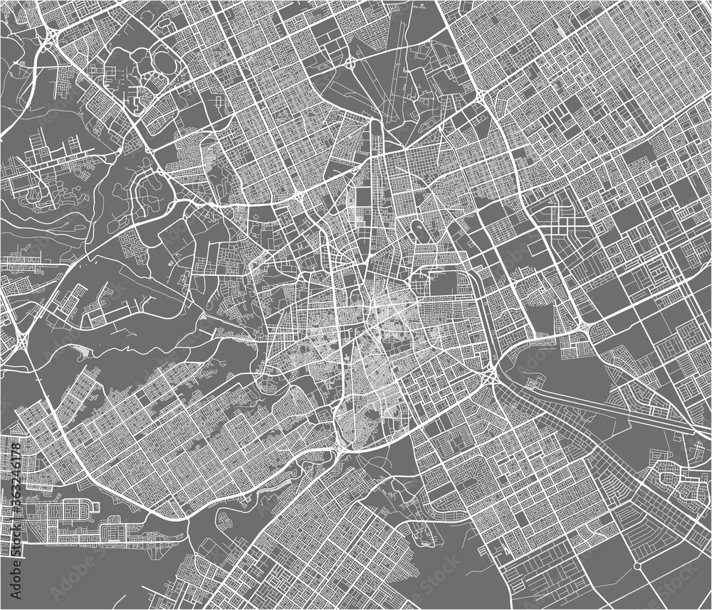 map of the city of Riyadh, Saudi Arabia Stock Vector | Adobe Stock