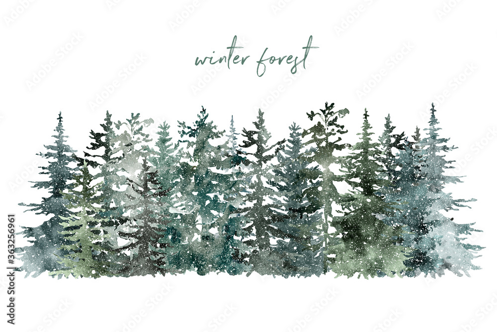 Winter Forest Templates