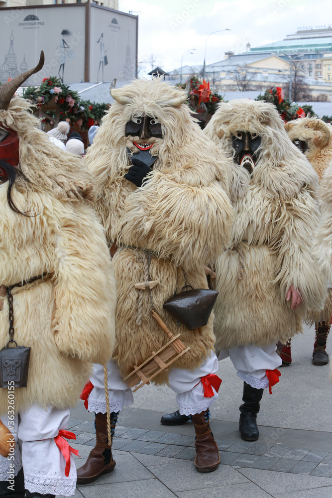 Moscow Maslenitsa Festival 2020. Traditional national celebration in ...