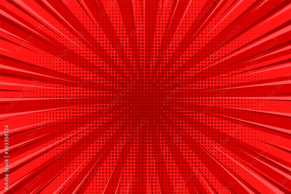 Cartoon comic background. Comics book colorful poster with halftone ...