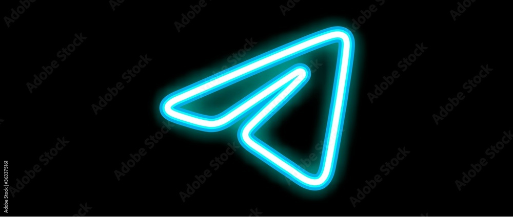 telegram logo. telegram background. telegram banner Stock Illustration ...