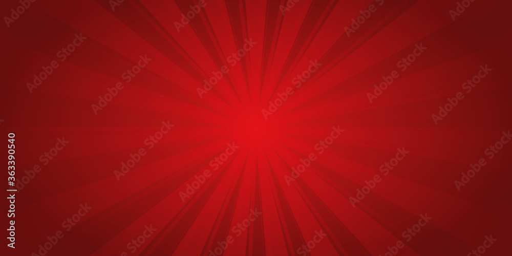 Vintage pop art red background. Banner vector illustration Stock Vector ...
